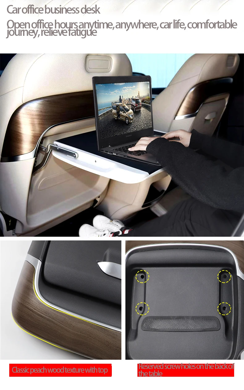 Luxury Electric Folding Car Seat Table With Leg Support - Oem Available