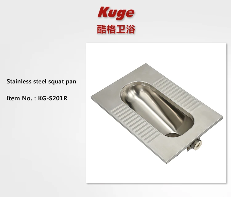 Commercial Stainless Steel Squatting Pan Wc Modern Turkish Squat Toilet ...