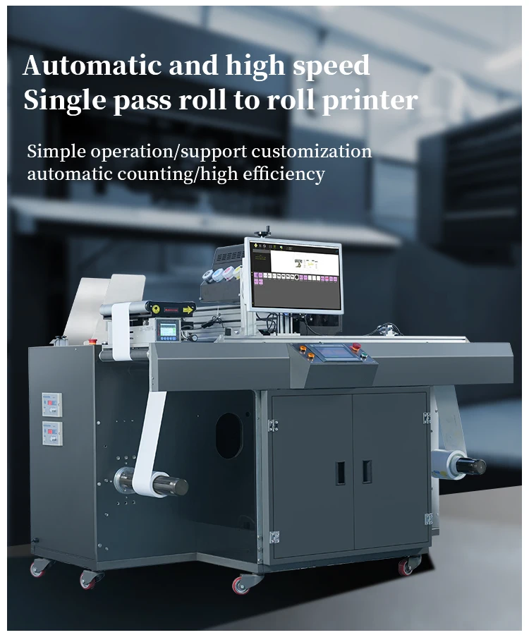 Kelier Factory Sale Automatic Roll To Roll Digital Paper Label Printing ...