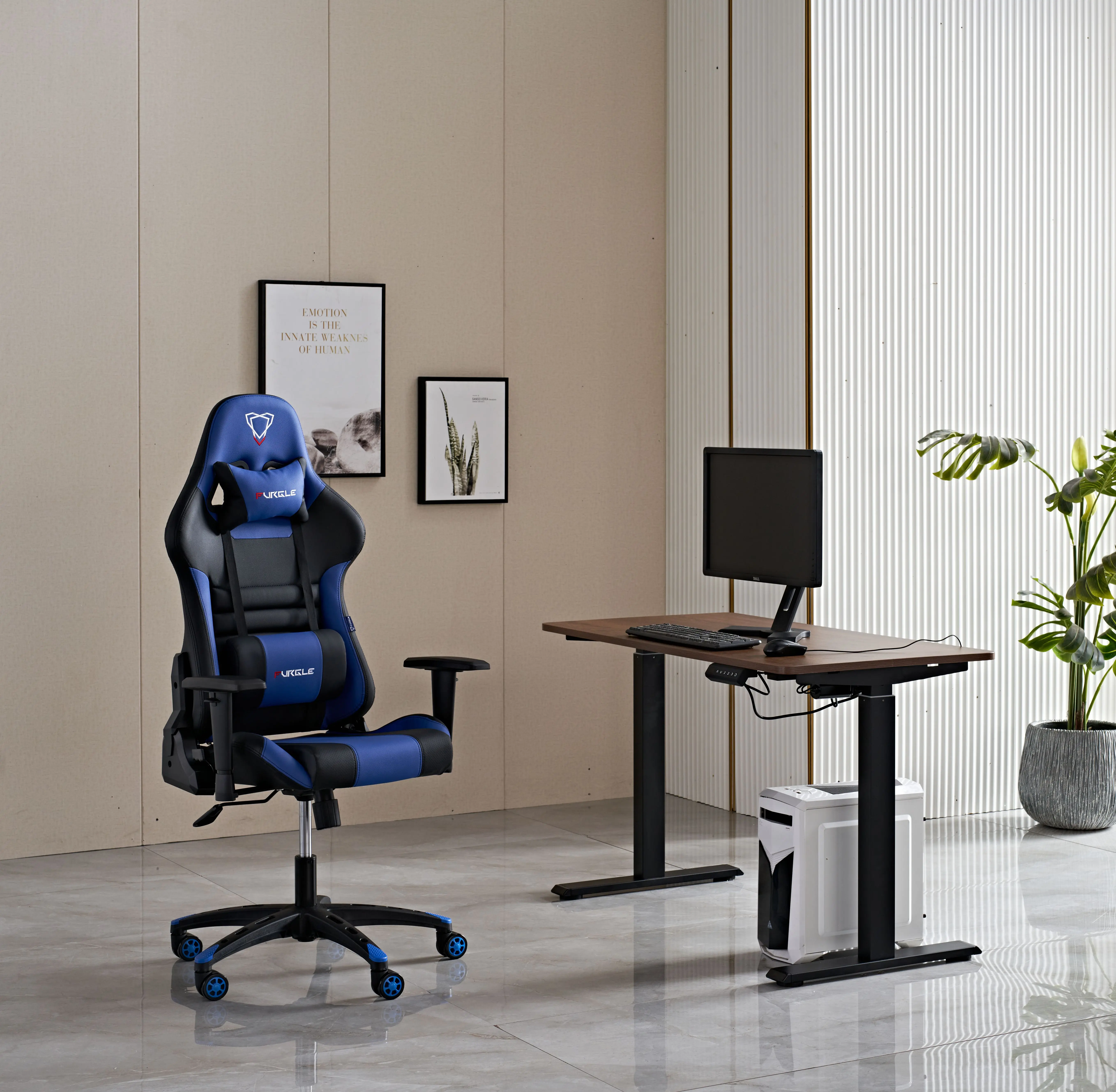 Pc Computer Reclining Leather Silla Cadeira Game Gamer Chair Drop ...