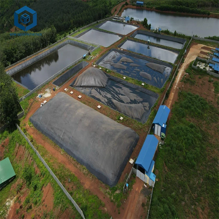 Homebiogas Pond Liner Sheet Waterproofing HDPE Geomembrane for Biogas ...