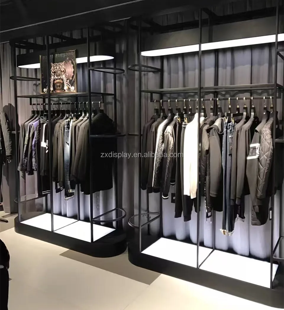 Clothing Store Fixtures Clothing Display Racks For Clothing Shop ...