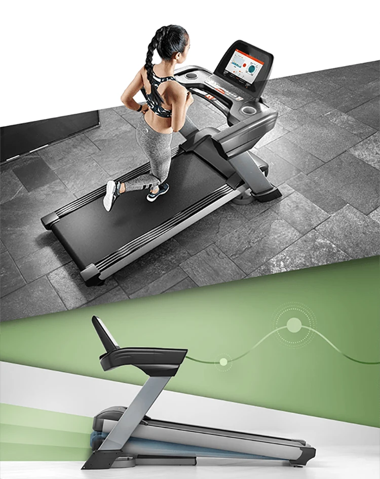 2025 YPOO Light Commercial Treadmill Big Led Screen Electric Gym ...