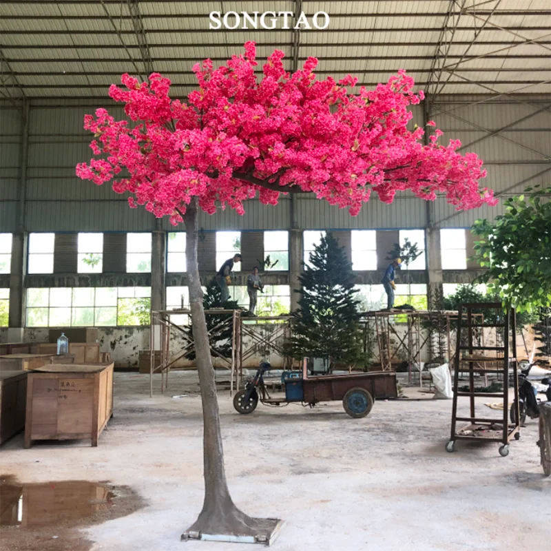 STF006-outdoor Arched Cherry Tree Artificial Cherry Blossom Tree for ...