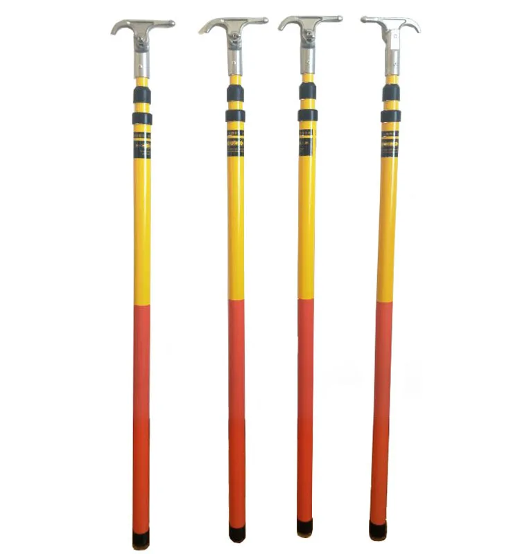 Fiberglass Telescopic Hot Stick - Linemen's Tool for High Voltage