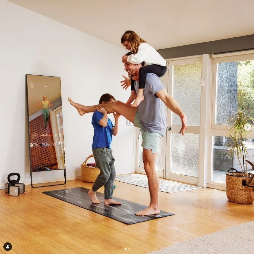 In Stock Magic Exercise Mirror Gym Interactive Full Body Sport Gym ...