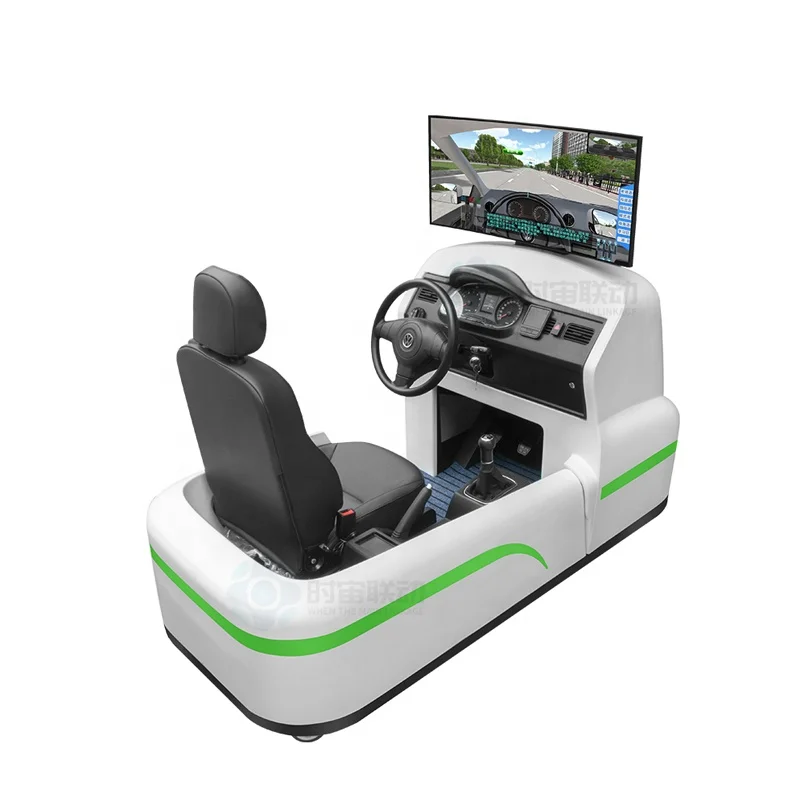 Large Car Driving Simulator Vr Intelligent Car Training Subjects Two ...