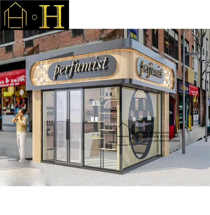 Shopping Mall Advanced Perfume Display Kiosk Design Perfume Display ...