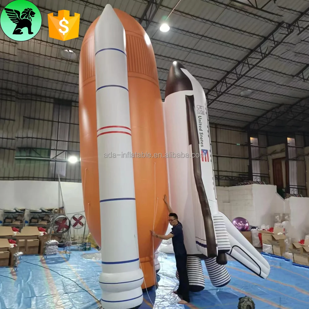 22.96ft Giant Helium Spaceship Inflatable Decoration Customized Event ...