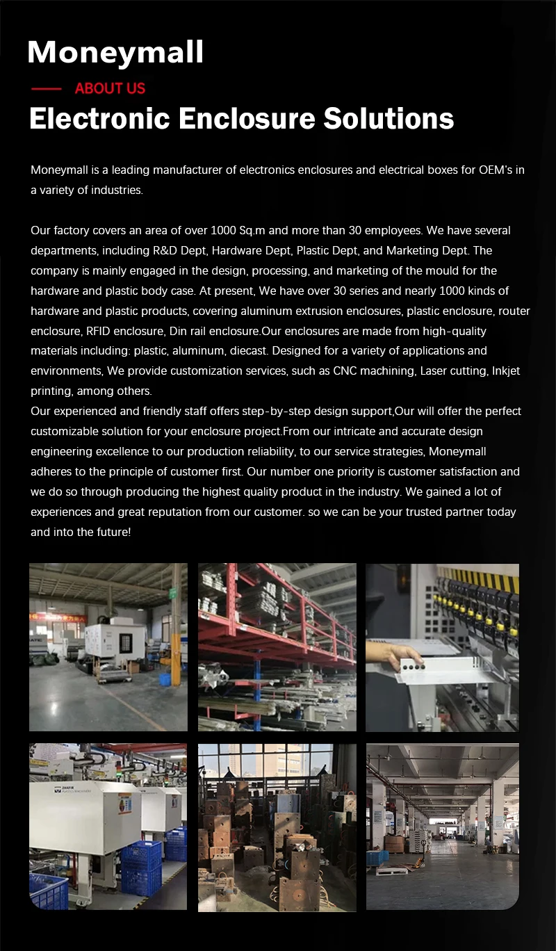 DIN Rail Box - Plastic PLC Control Box with IP55 Protection