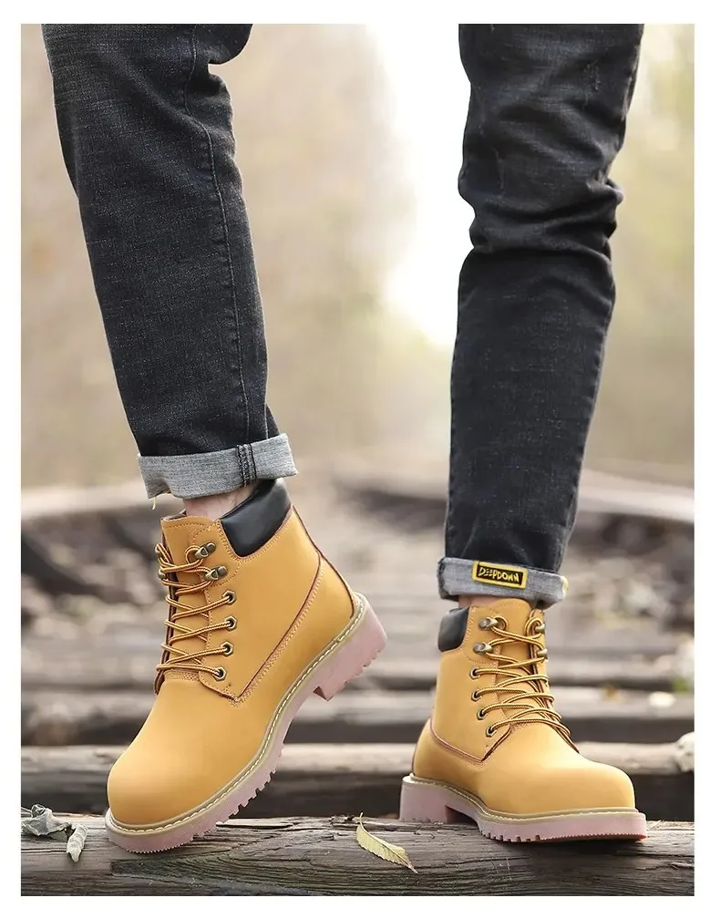 Safety Boot Black Yellow Safety Boot Protective Safety Boot Have Steel ...