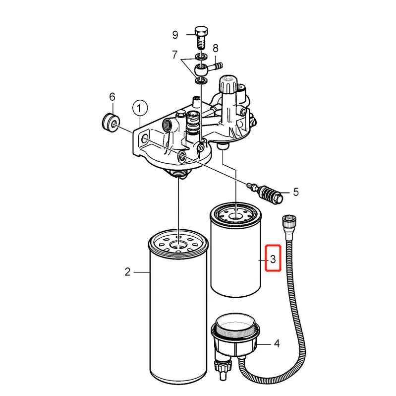 Oil-water Separator for KALMAR DRT450 20998367 924523.0538 60001119 ...
