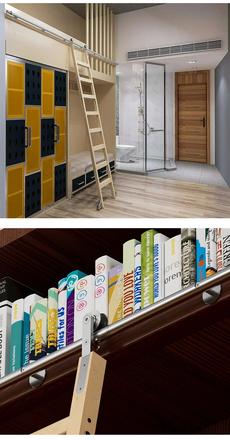 Stainless Steel Library Ladders - Durable & Stylish