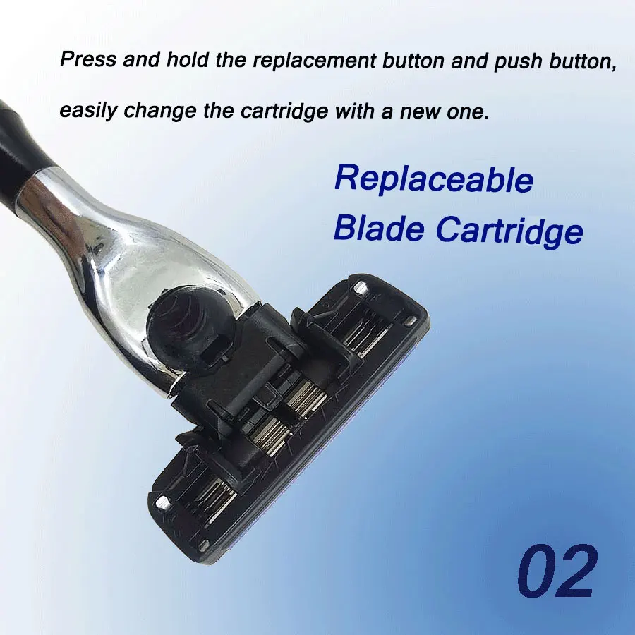 H3 Cartridge System razor Blade Imported Stainless Steel 3 Blade for ...