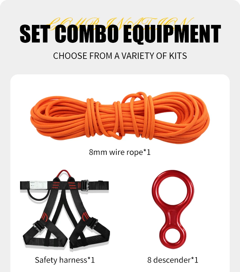 Rope Rescue High Altitude Rescue Equipment Emergency Escape Rescue ...