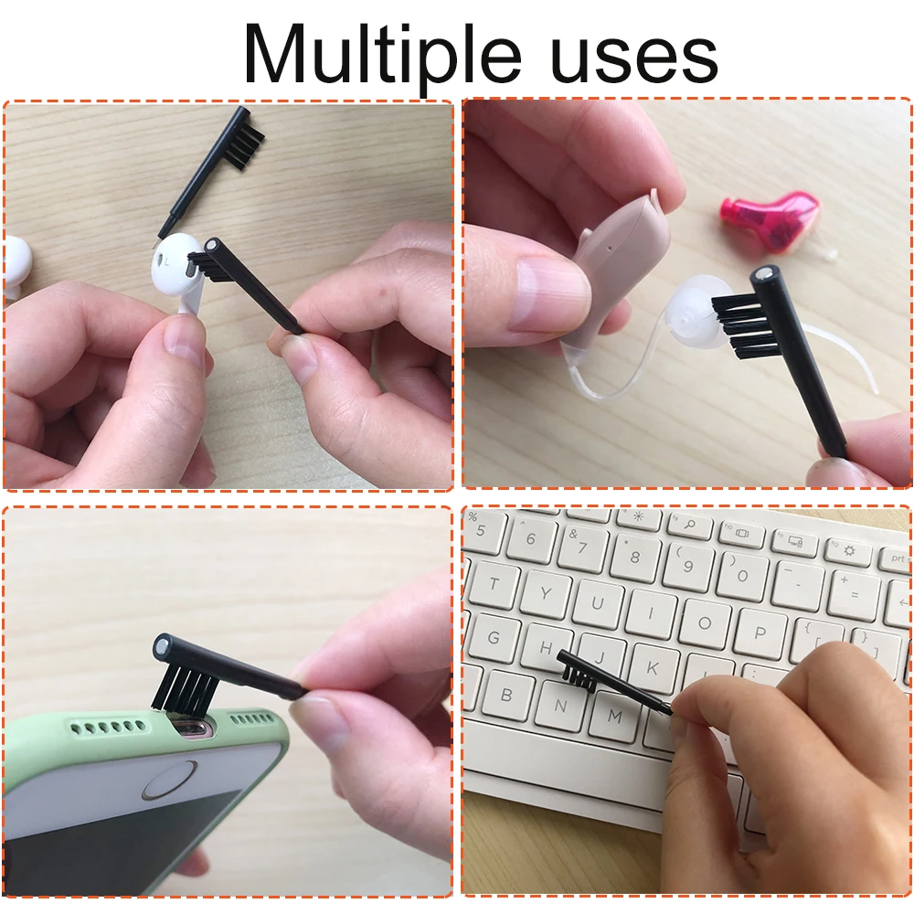 Siemens Quality Hearing Aid Cleaning Brush with Magnet and Wax Loop and ...