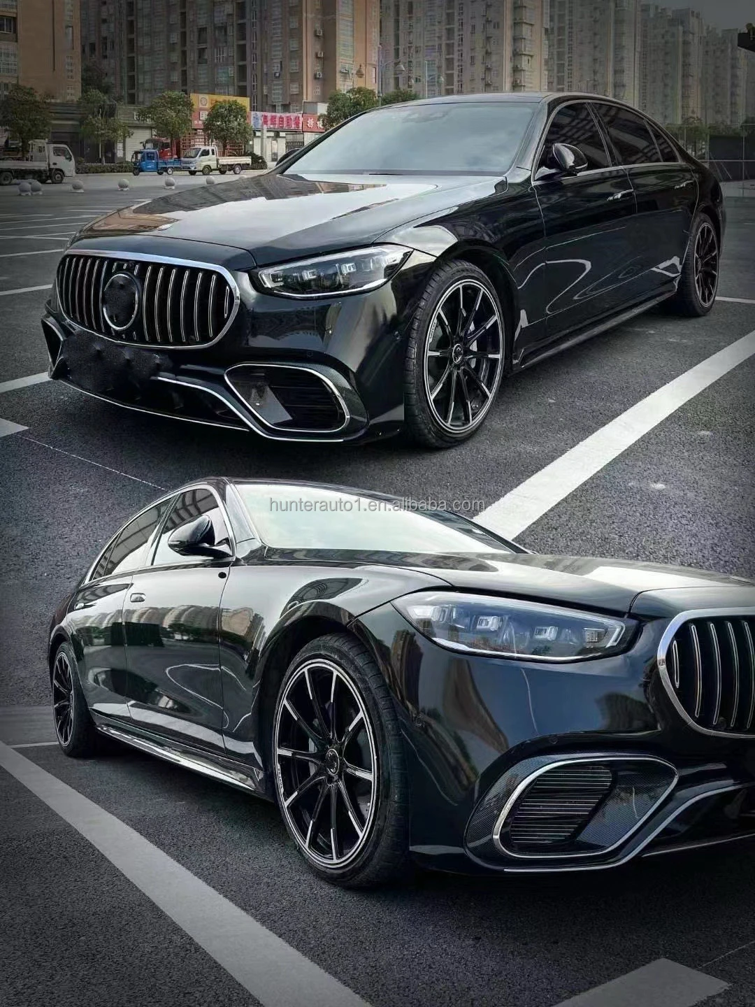 Full Body Kit for Mercedes Benz S Class W223 2020+ Upgrade to S63 AMG ...