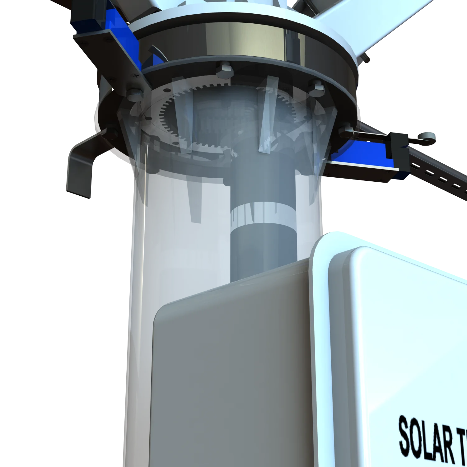 Dual Axis Solar Tracker with Light Sensor - Geared Motor & Linear ...