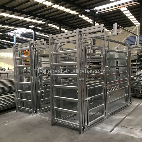 Adjustable Galvanized Cattle Chute Loading Ramp Livestock Equipment ...