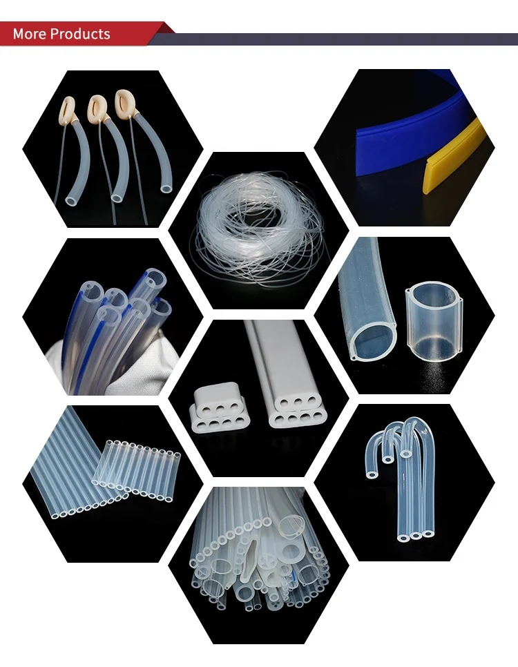 Medical Grade Custom Smooth Soft Various Silicone Tube