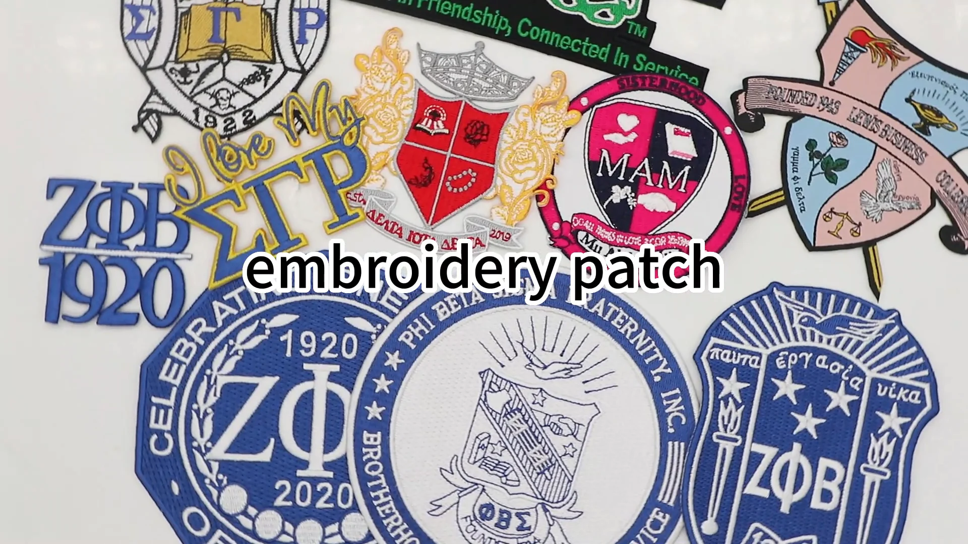 Sigma Gamma Rho 1922 Patches Custom Embroidery New Design Small ...