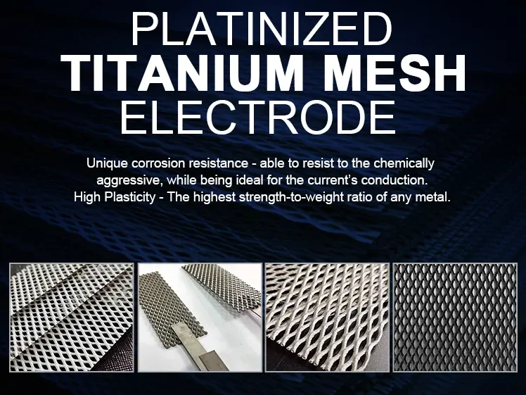 Electrode Plate Coated Titanium Black Wooden Case Customized Water ...