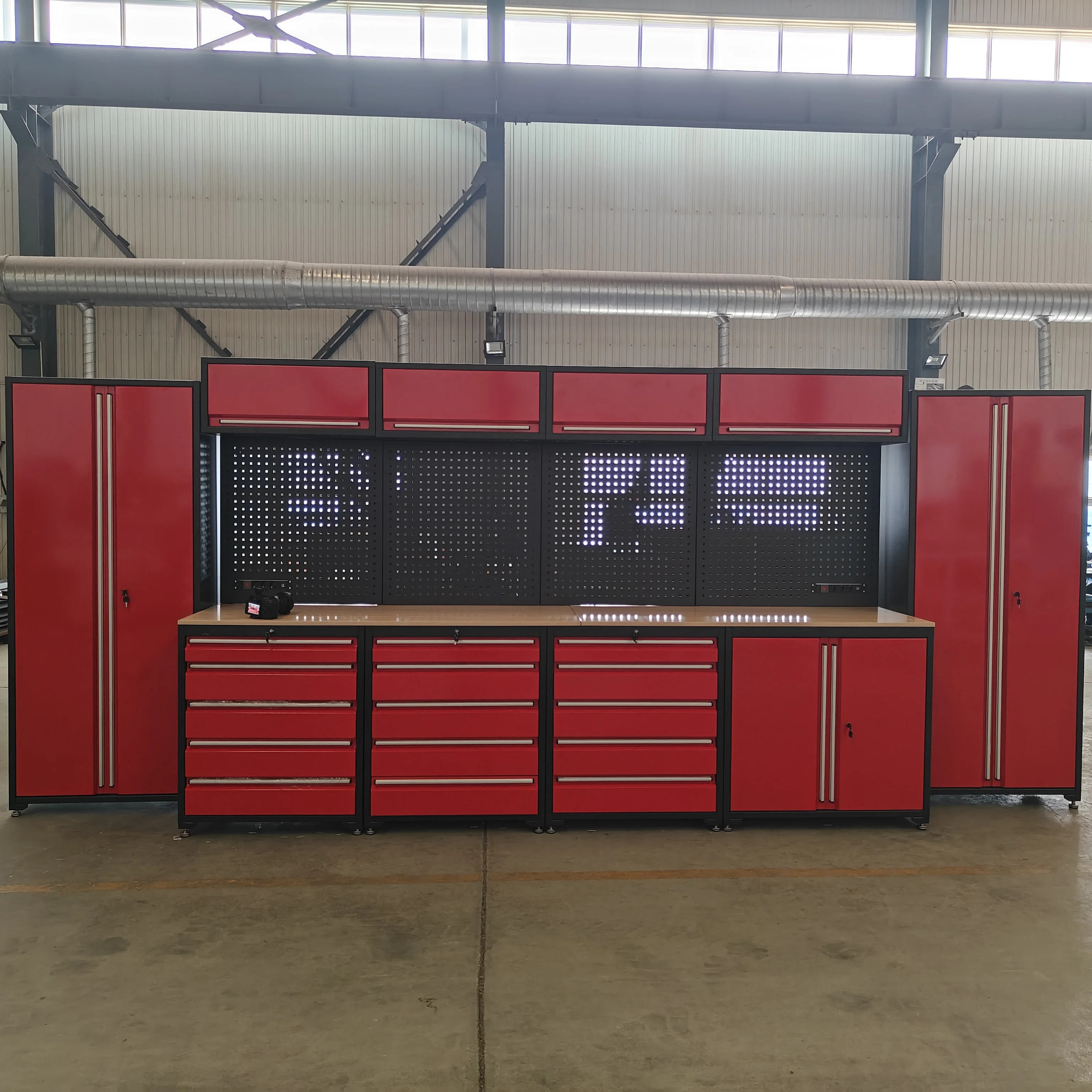 Workshop Garage Storage Cabinet Garage Tool Cabinet Group Hanging Tool ...