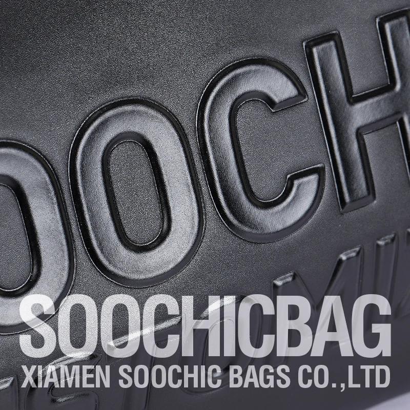 Customized Leather Duffel Bag - Unisex & Logo Embossing