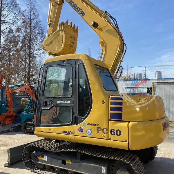 Used Excavadora Komatsu Pc 60 Mini-backhoe Hydraulic Crawler Excavator 6ton - Buy Komatsu Pc 60 ...