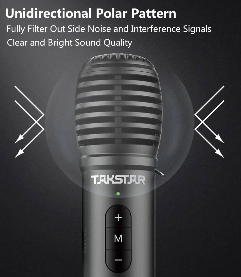 TAKSTAR DA10 2 in 1 Bluetooth Wireless Microphone & Voice Amplifier for ...