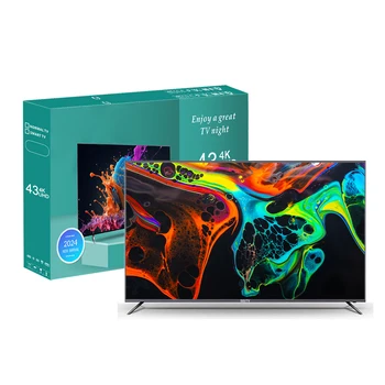 Customize Tv Television 43inch 4k Ultra Hd Led Tv Full Screen Display ...