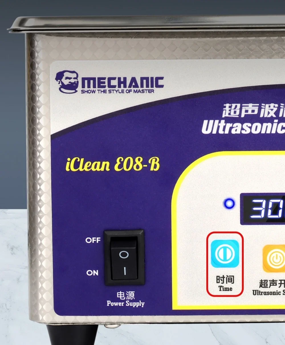 Mechanic Iclean E08b Large Capacity Led Automatic Digital Ultrasonic ...