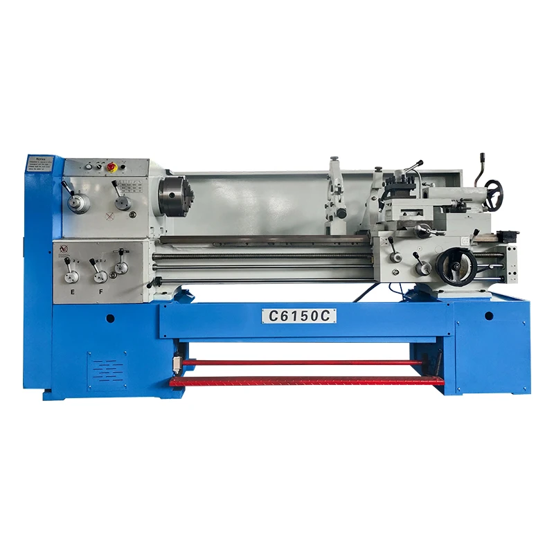 Heavy Manual Lathe Machine Metal Lathe Electric Motor C6150C 2000mm ...