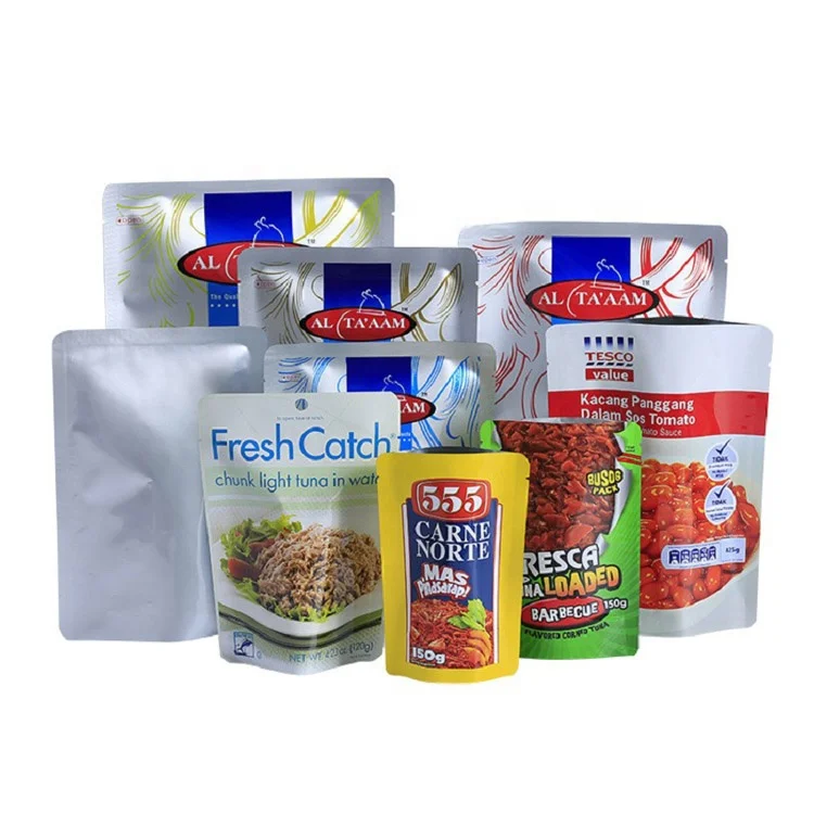 Custom Printing Fried Chicken Sausage Boiling Retort Pouch Instant Soup ...