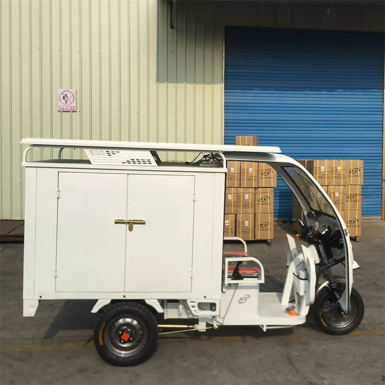 Electric Tricycle with 60v Refrigerator - Fresh Food Storage