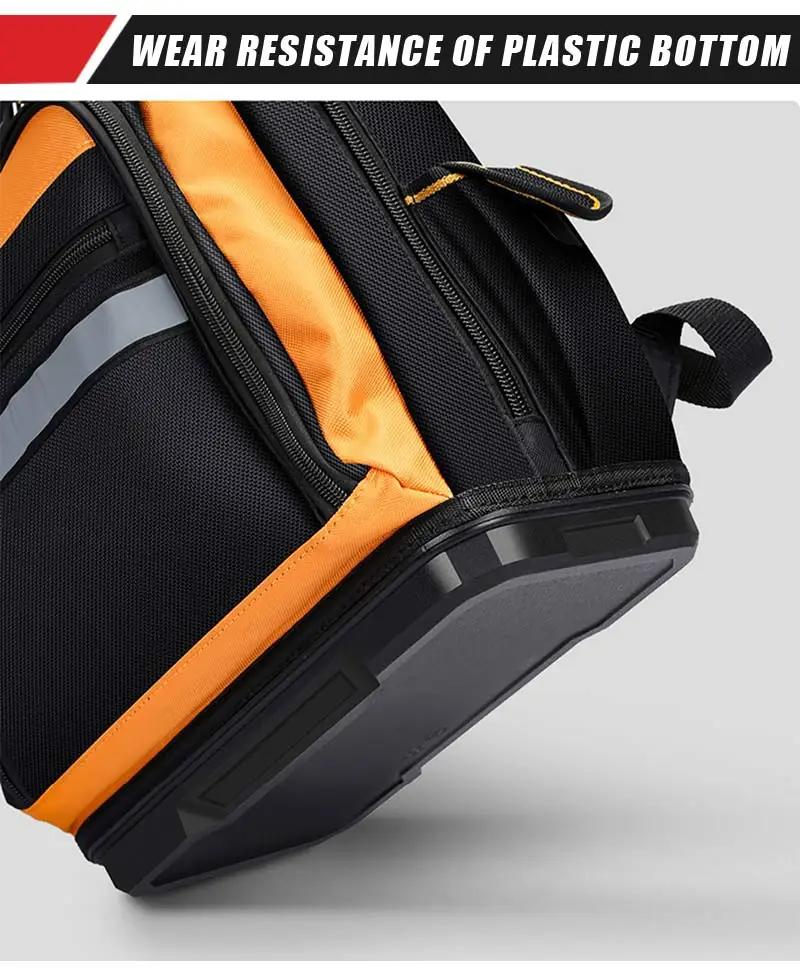 Custom Heavy Duty Waterproof Electrician Tool Bag Backpack ODM