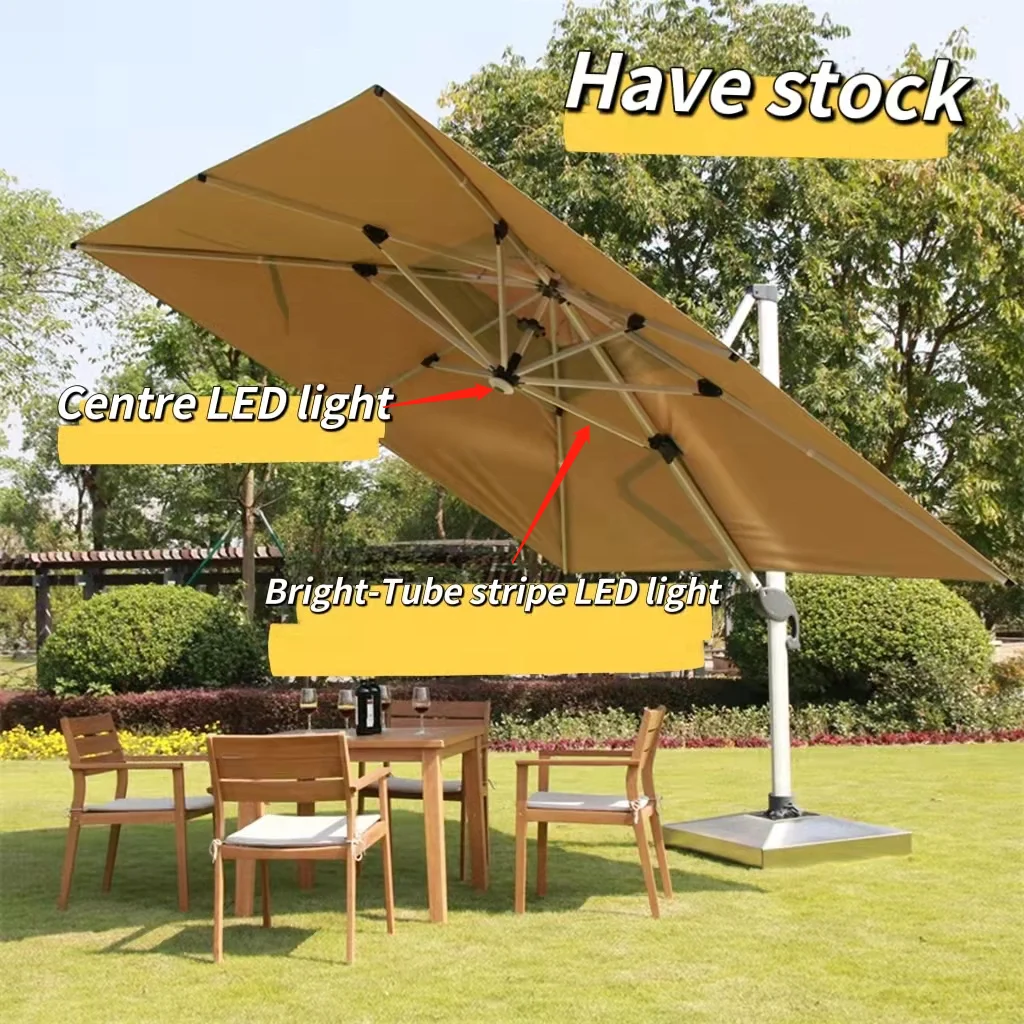 Alibaba.com: New Design Outdoor Sun LED Light Patio Roma Parasol, Roman ...