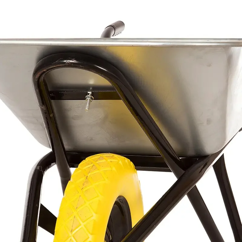 Heavy Duty Garden Construction Tools Industrial Steel Ingco Wheelbarrow ...