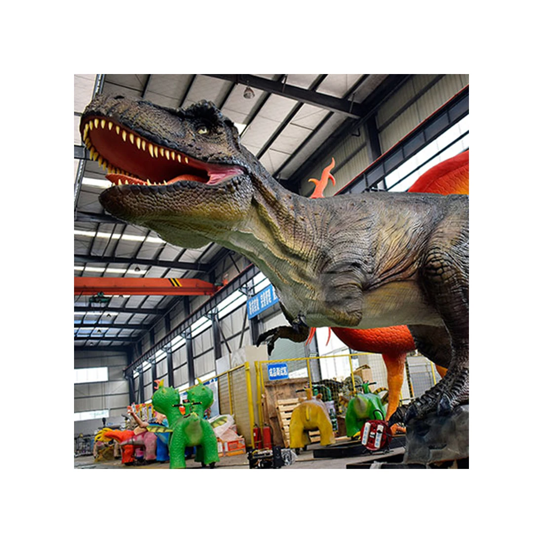 Jingujin New Trend Dinosaur Animatronics Waterpark Real Simulation ...