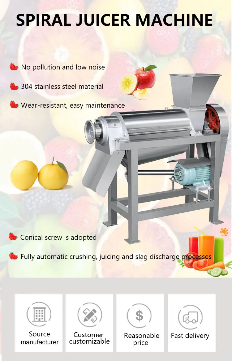 Food Factory Fruit Vegetable Machine - Puree & Juice Maker