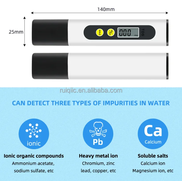 TDS-M2 Portable Digital Water Analyzer - Purity Tester Pen