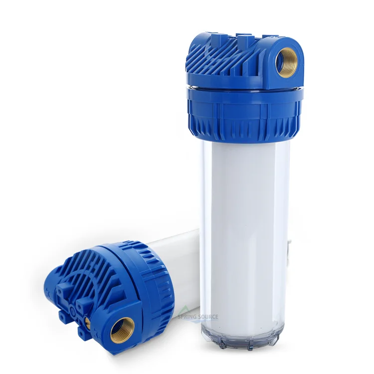 Clear Sump Water Filter Housing with Integral Mounting Bracket