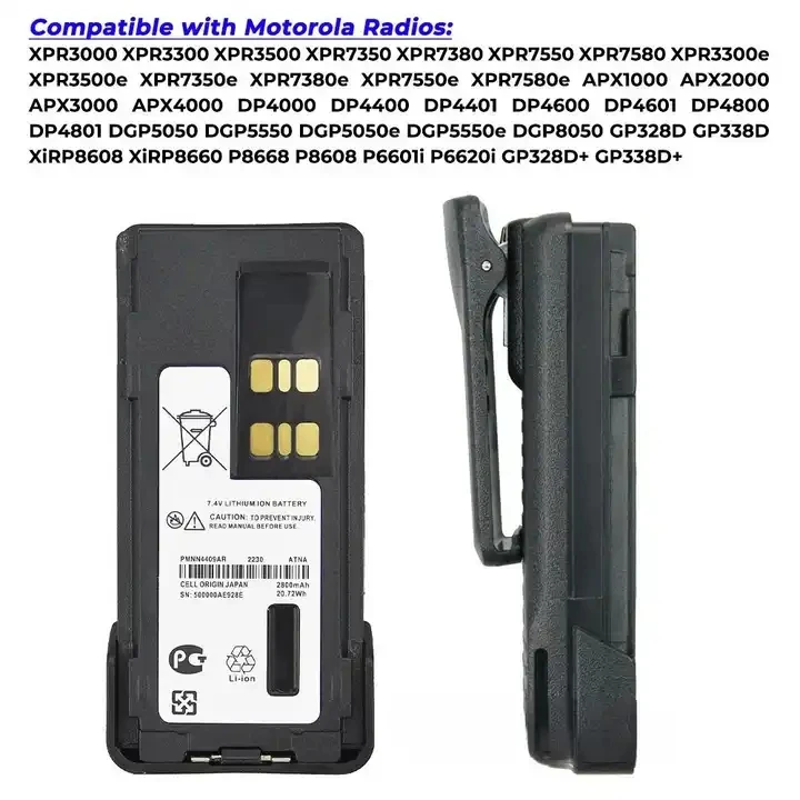 PMNN4409BR Rechargeable Type-C Battery for XIR P8668 P6600i GP328D ...