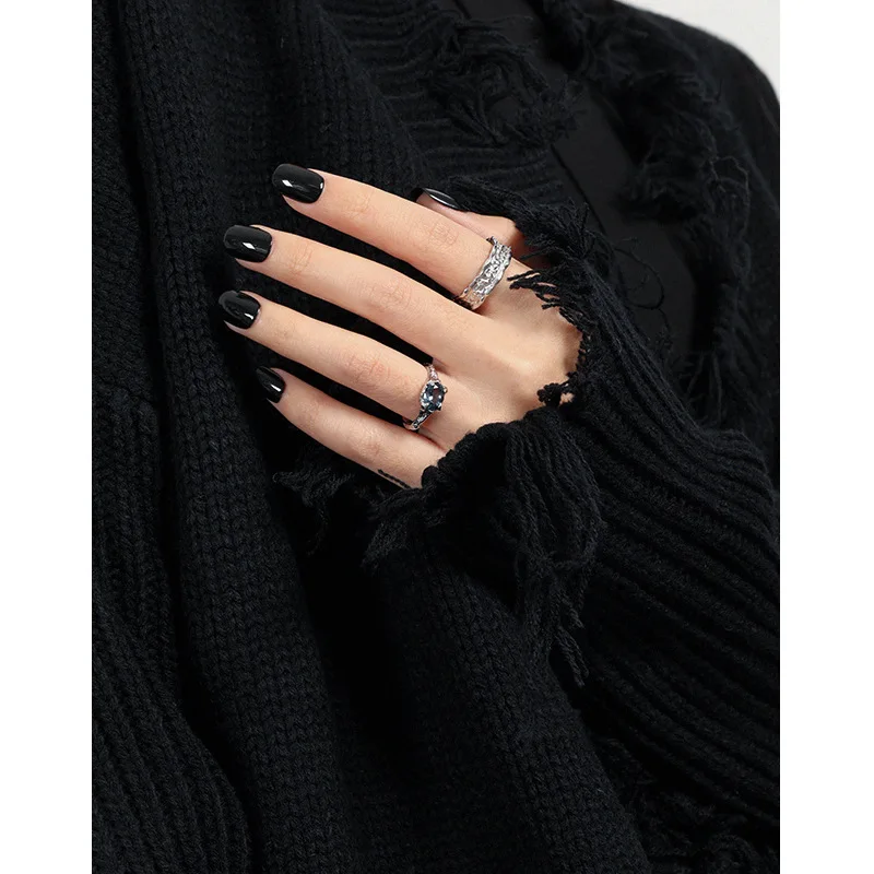 Jewelry Customization Irregular Texture Surface Micro-inset Zircon ...