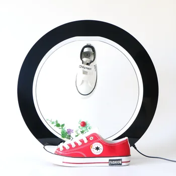 Round Maglev Shoe Display Rack Rotating Display Stand Magnetic ...