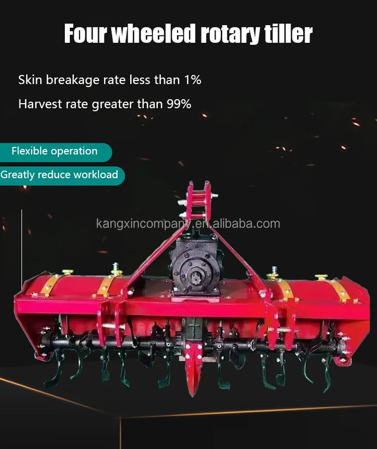 Farm Cultivator Rotavator For Tractor Reliable Special Rototiller Three ...