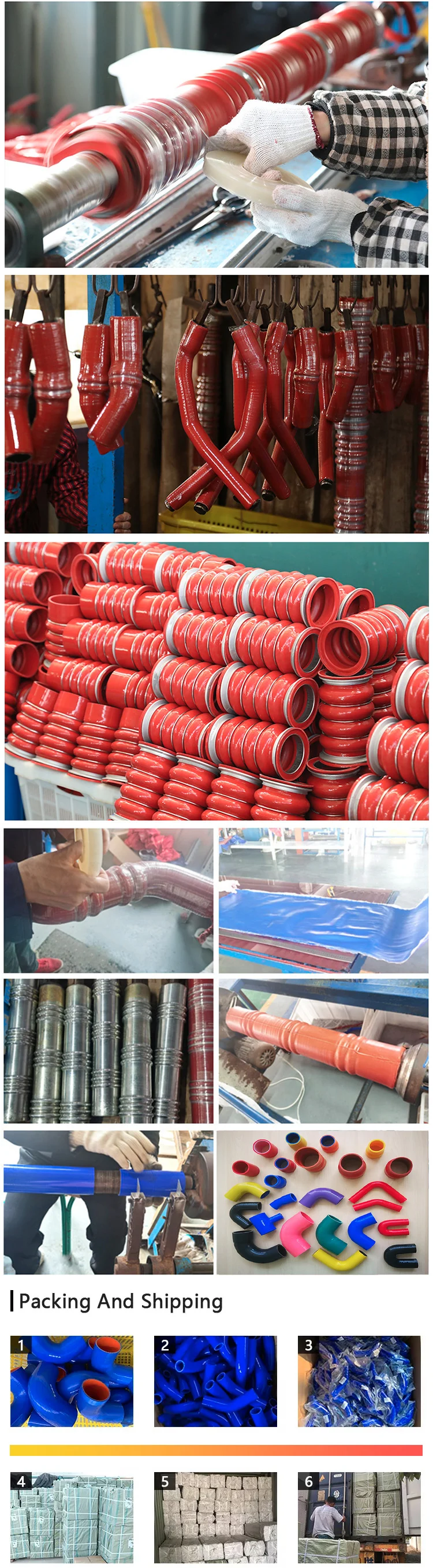 Factory Wholesale High Pressure Auto Parts Automotive Rubber Air