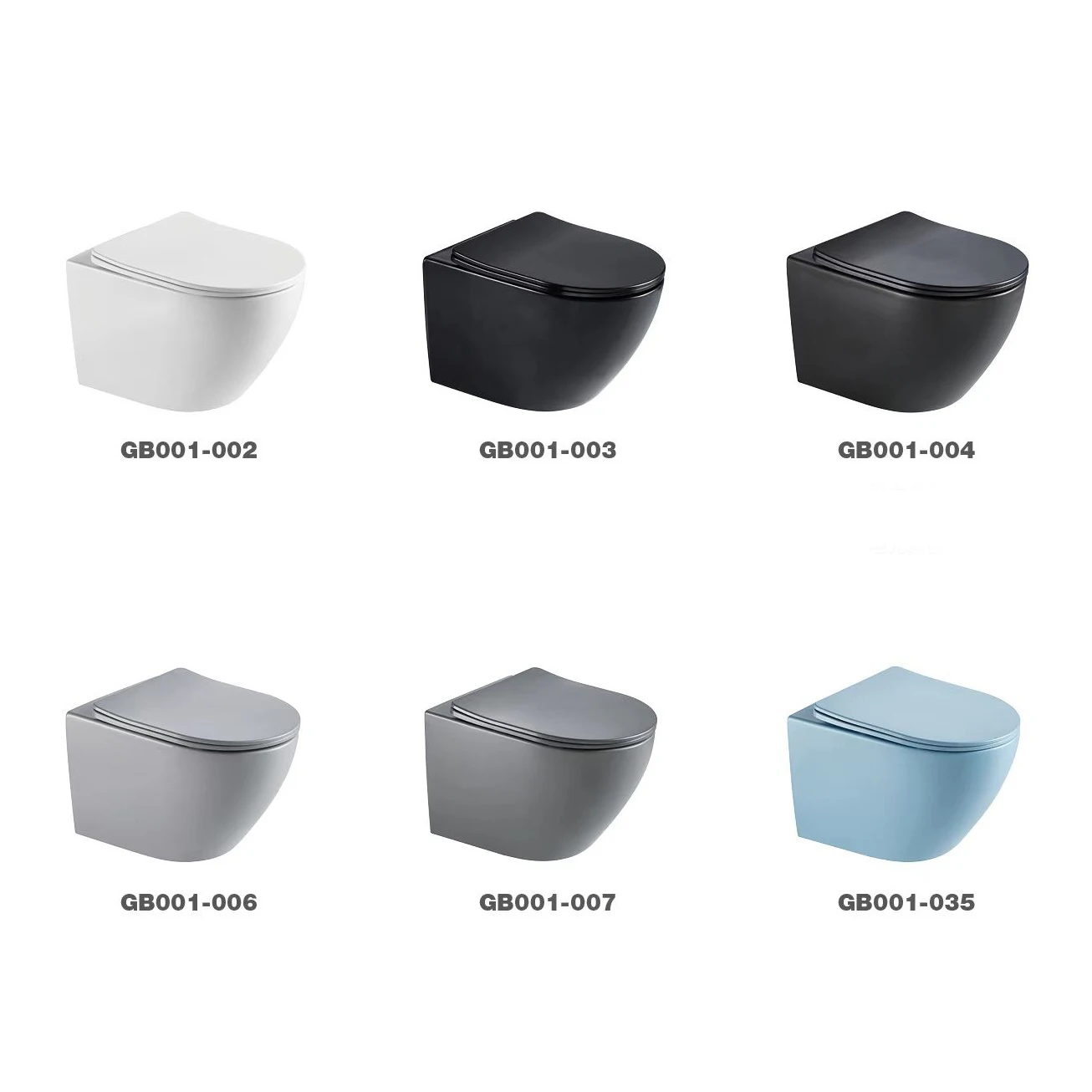 Modern Luxury Ceramic White Wall-Mounted WC Toilet One-Piece Structure ...