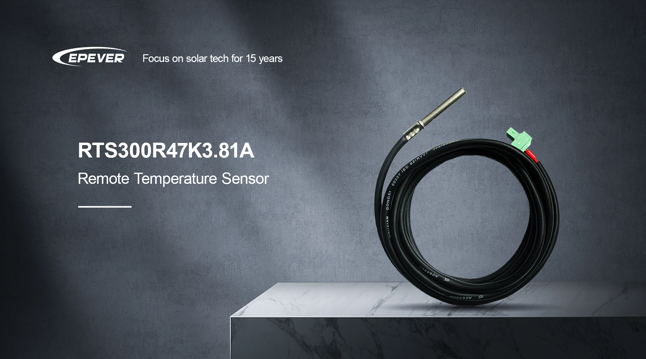 Remote Temperature Sensor RTS300R47K3.81A with 3m Cable