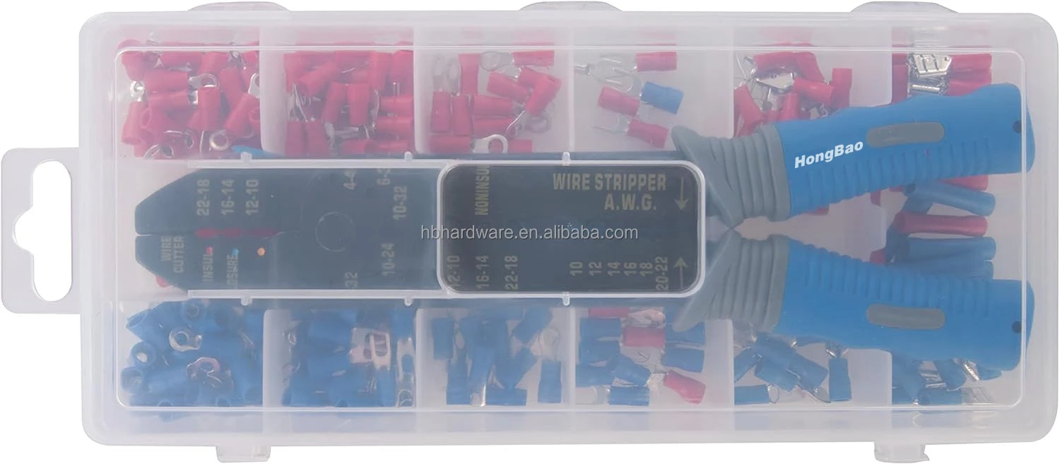 5 Function Wire Stripper Multi Functional Crimper Plier Tool Kit 270 ...